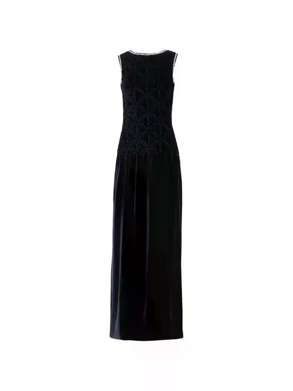 Costarellos Sidra Smocked Maxi Dress