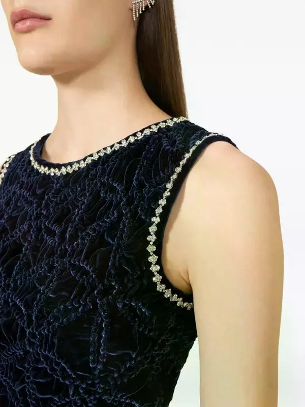 Costarellos Sidra Smocked Maxi Dress