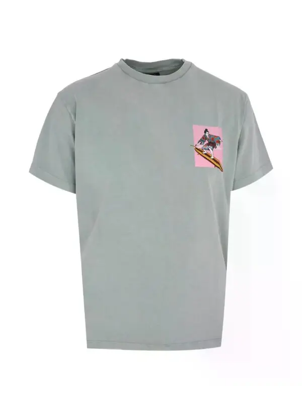 MAUNA KEA Samurai-print T-shirt - Green