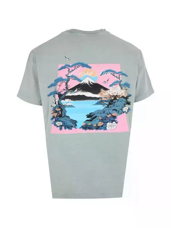MAUNA KEA Samurai-print T-shirt - Green