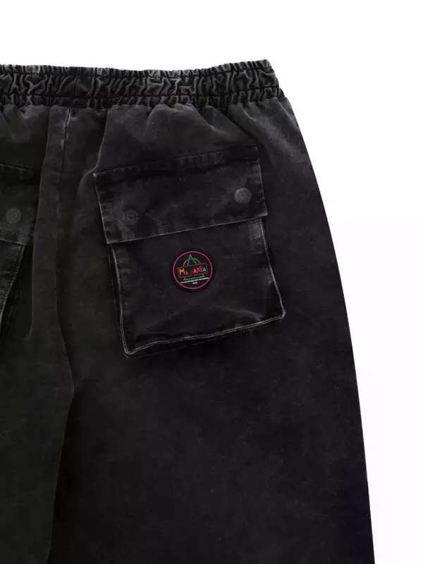 MAUNA KEA Canvas Track Pants - Black