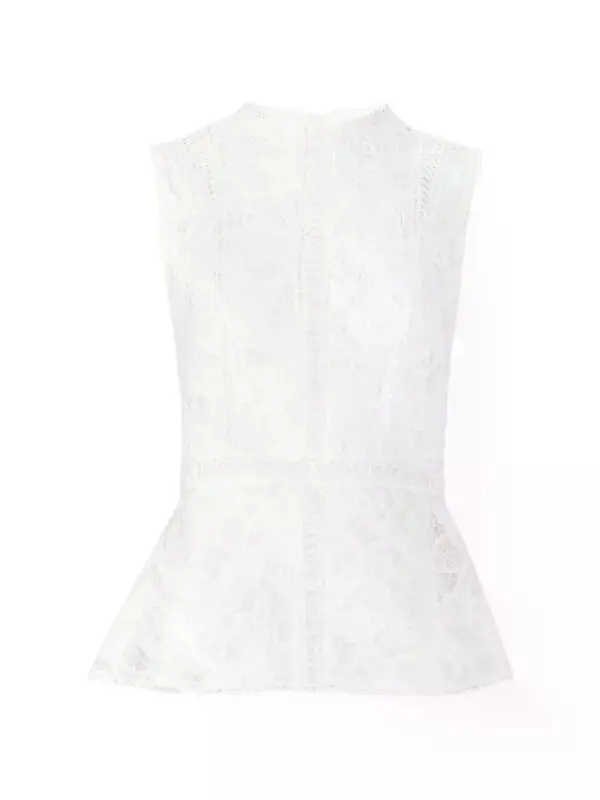 Costarellos Niva Guipure Lace Top