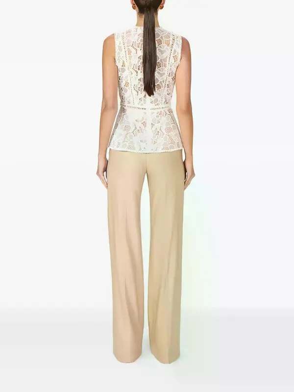 Costarellos Niva Guipure Lace Top
