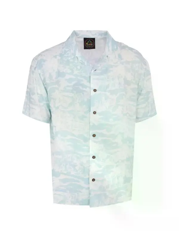 MAUNA KEA Buttoned Printed Hawaiian Shirt