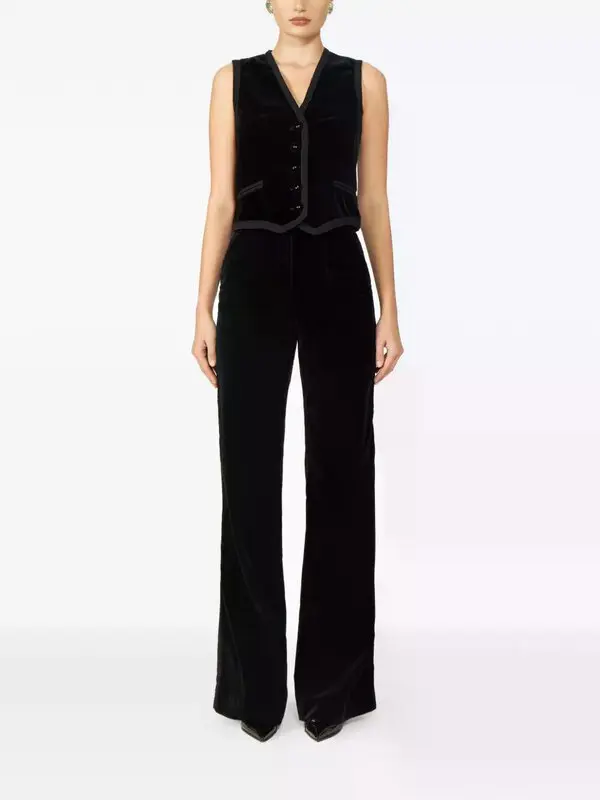 Costarellos Jetta Velvet Waistcoat