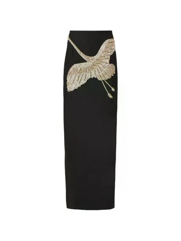Costarellos Nirvelli Crystal-embellished Maxi Skirt