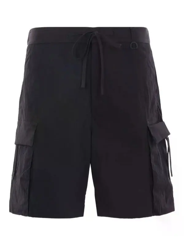 Herno Technical Cargo Shorts - Black