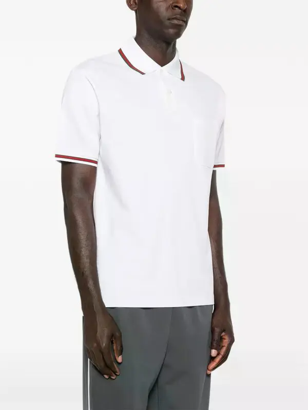 Gucci Striped-detail Polo Shirt