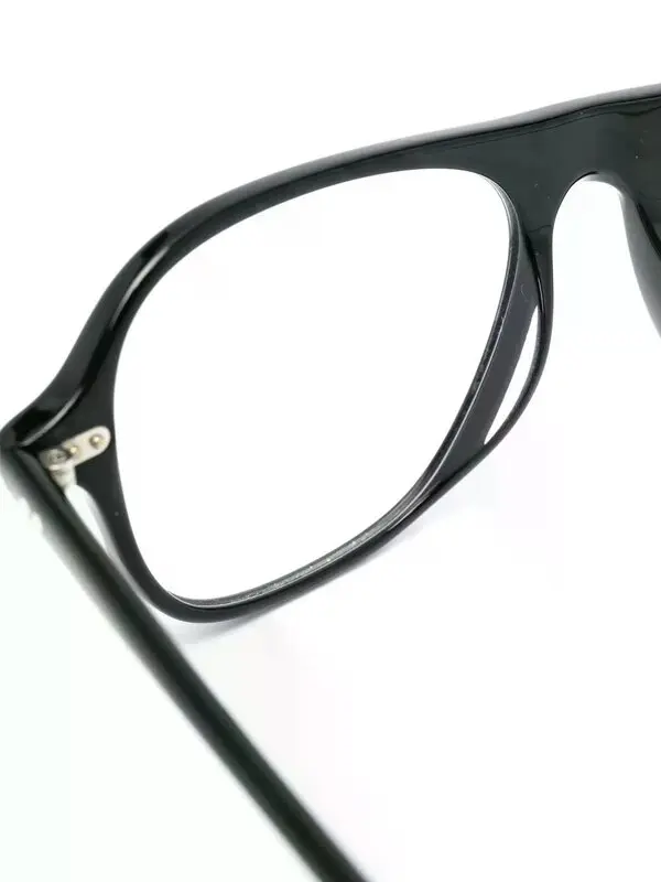 Oliver Spencer Nilos Square-frame Glasses - Black