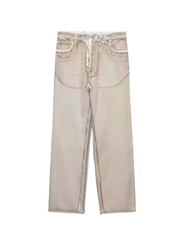 Prada Bull Denim Five-pocket Jeans - Neutrals