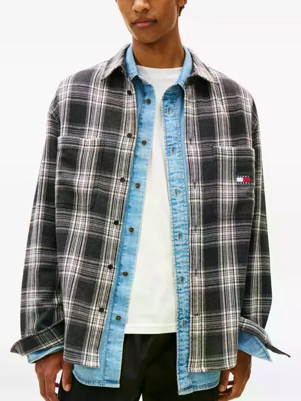 Tommy Hilfiger Plaid Chest-pocket Overshirt