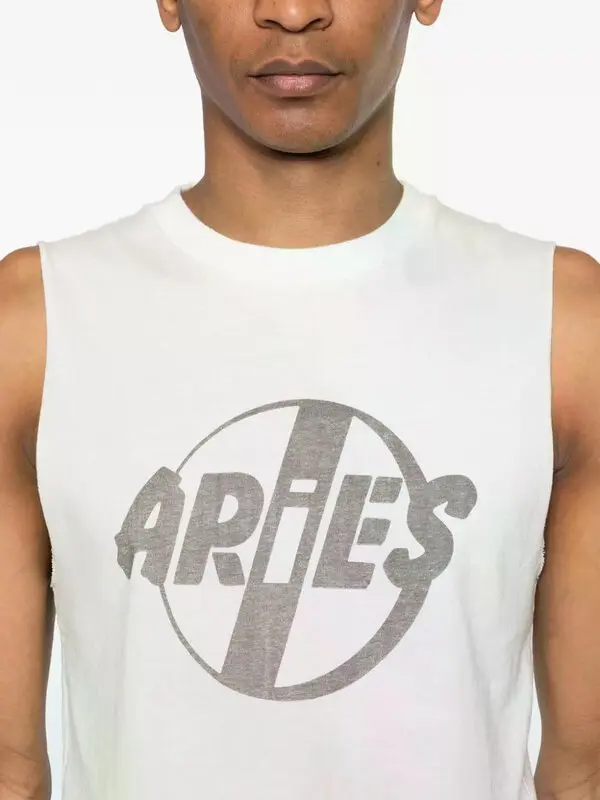 Aries Logo Graphic Muscle Vest