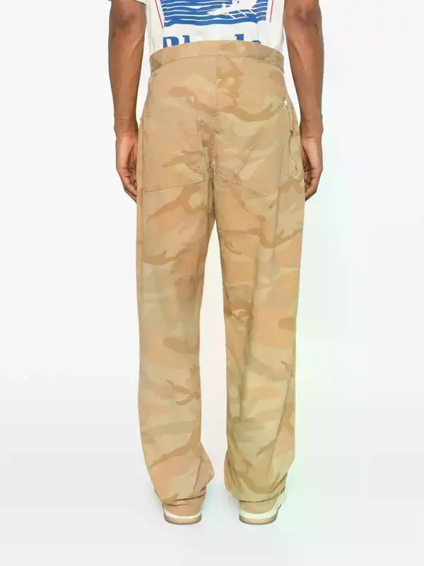 Aries Camouflage Print Overdyed Trousers