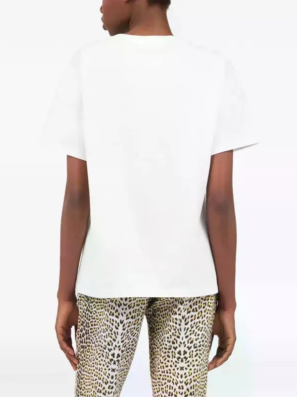 Roberto Cavalli Tiger-embroidered T-shirt