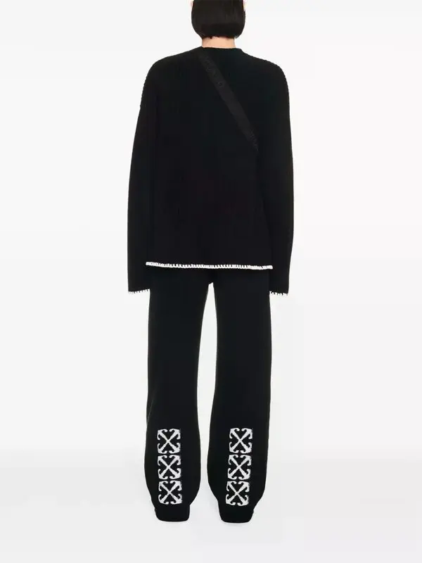 Off-White Contrasting-trim Jumper