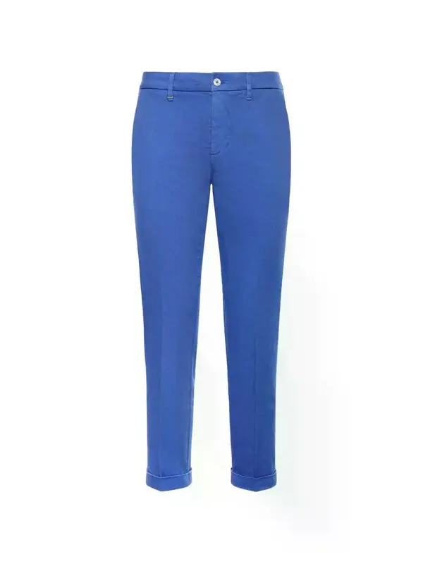 FAY Buttoned Trousers - Blue