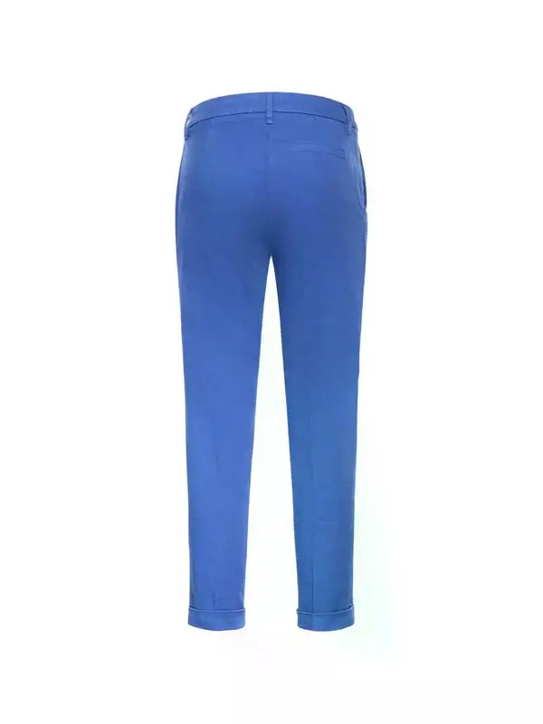 FAY Buttoned Trousers - Blue
