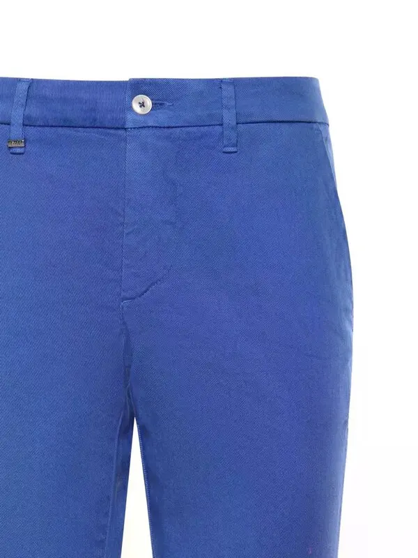 FAY Buttoned Trousers - Blue
