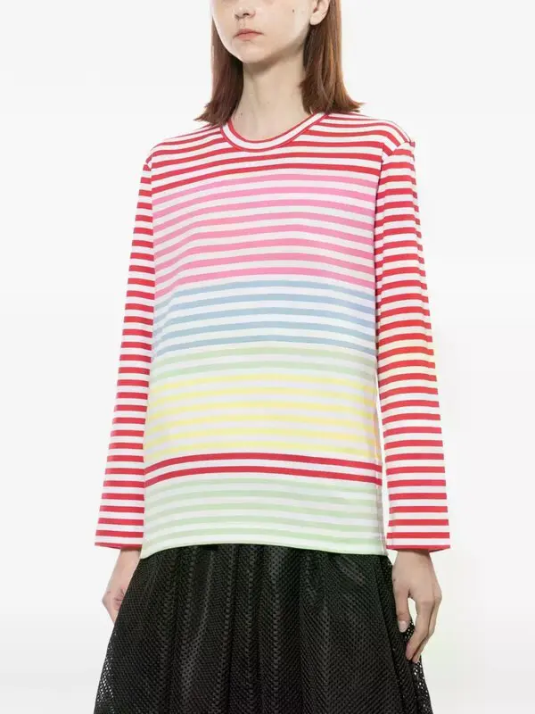 Comme Des Garçons Striped Long Sleeve T-shirt