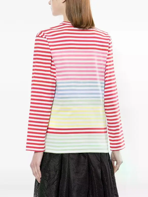 Comme Des Garçons Striped Long Sleeve T-shirt