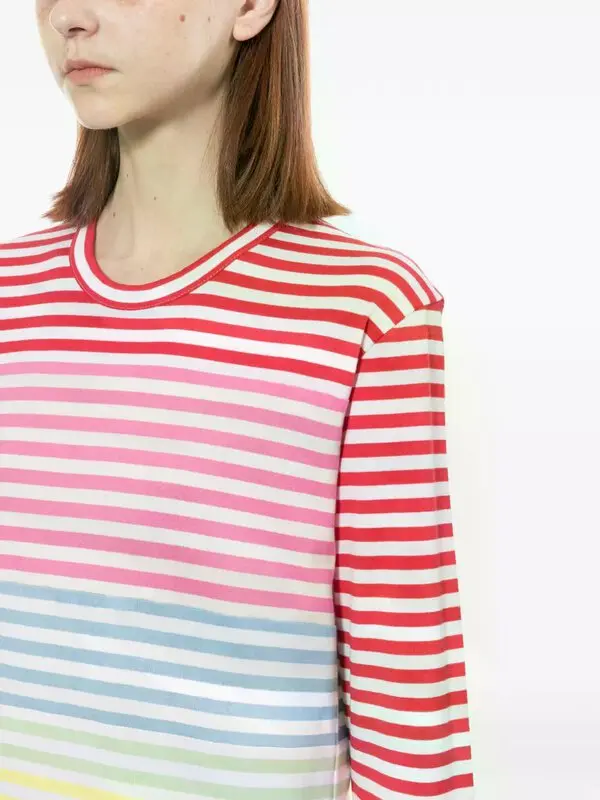 Comme Des Garçons Striped Long Sleeve T-shirt