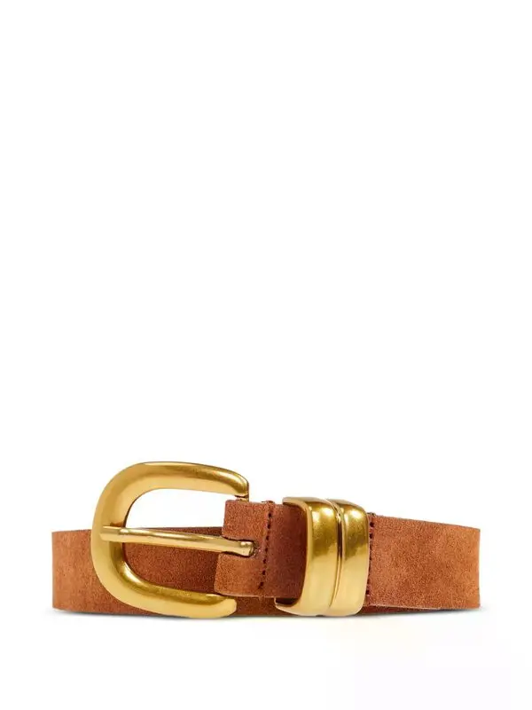 BY MALENE BIRGER Zoilo Leather Belt - Brown