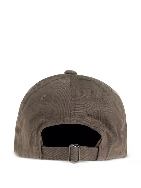 Emporio Armani Embroidered Cotton Cap - Brown