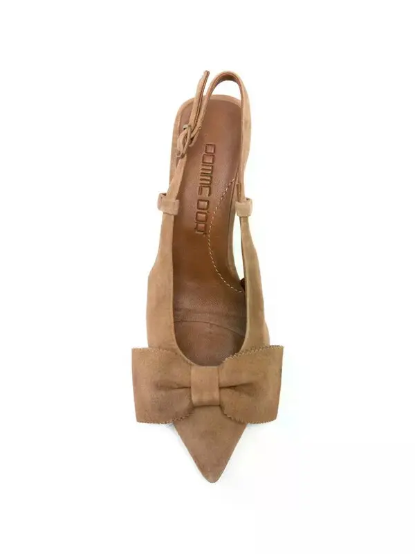 POMME D´OR Henriette Bow-detail Slingback Pumps