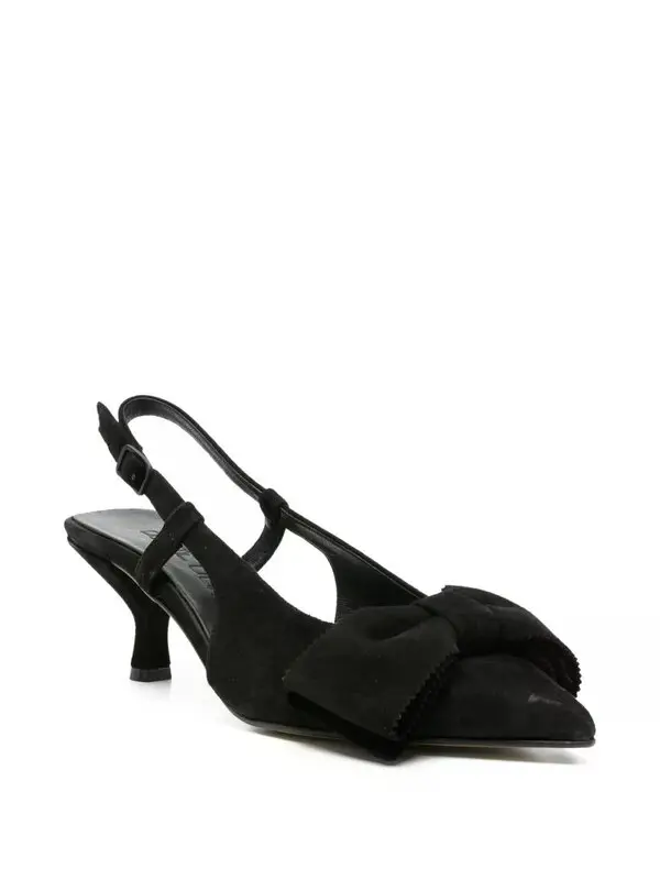 POMME D´OR Henriette Bow-detail Slingback Pumps