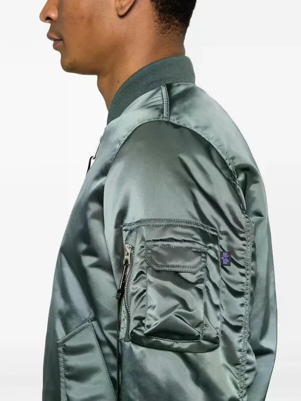 Alpha Industries Reversible Bomber Jacket - Blue