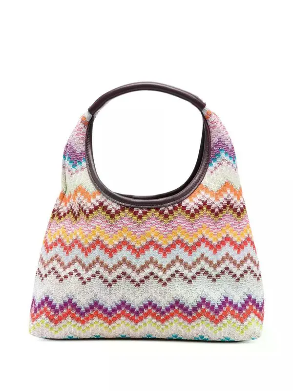 Missoni Raschel Zigzag-pattern Tote Bag