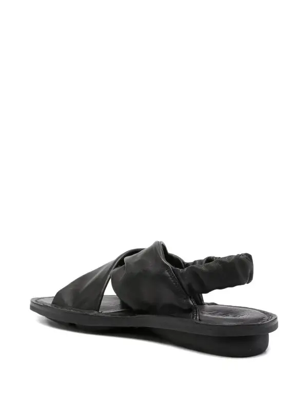TRIPPEN Embrace Leather Sandals - Black