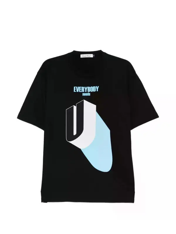 Undercover Graphic-print Crew Neck T-shirt - Black