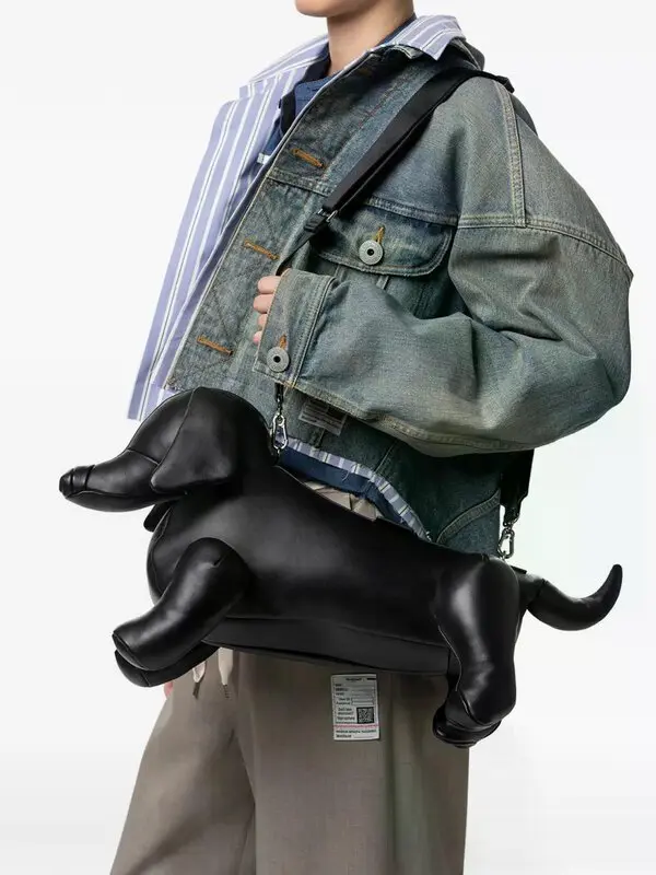 Mihara Yasuhiro Dolls Dachshund Leather Shoulder Bag