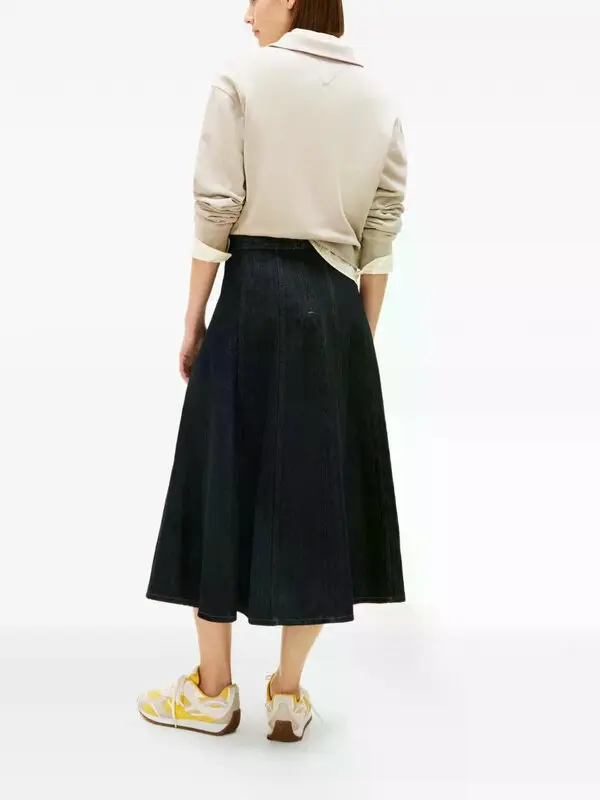 Tommy Hilfiger A-line Panelled Midi Skirt