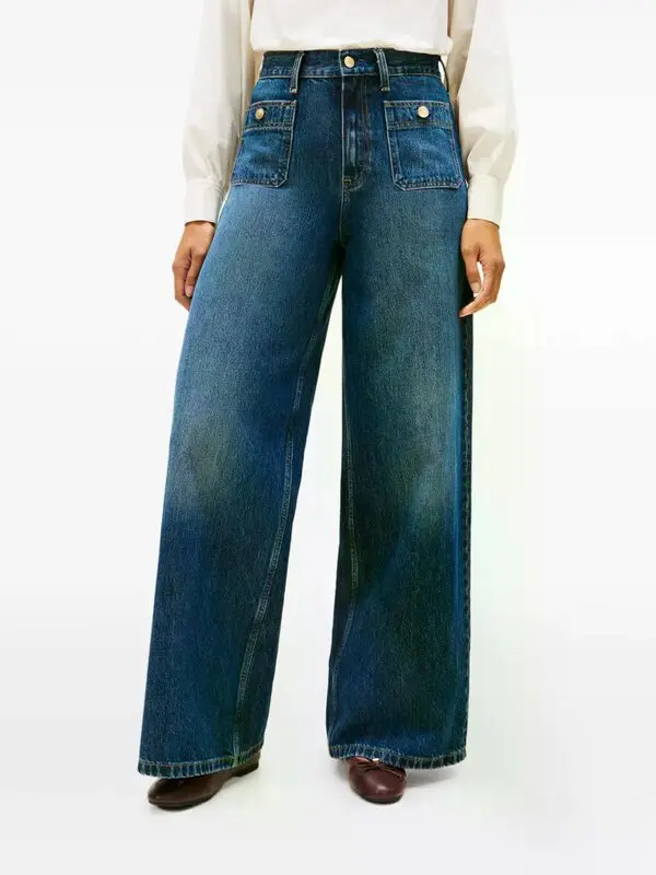 Tommy Hilfiger Wide Leg Pocket Jeans