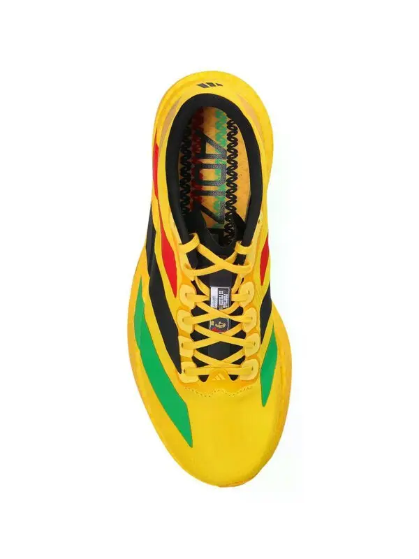 Adidas X Bob Marley Adizero Evo Sl Striped Sneakers - Yellow