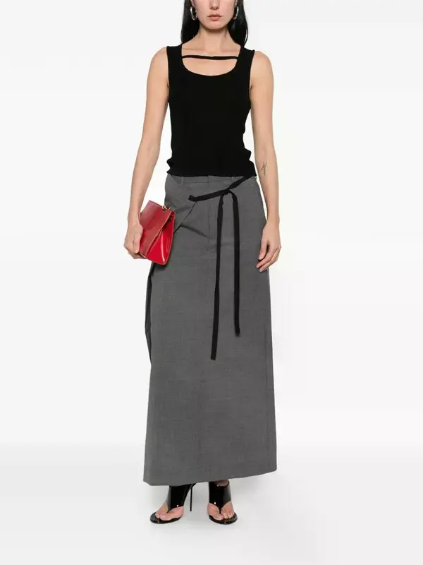 NICCOLO PASQUALETTI Corda Ribbed Tank Top
