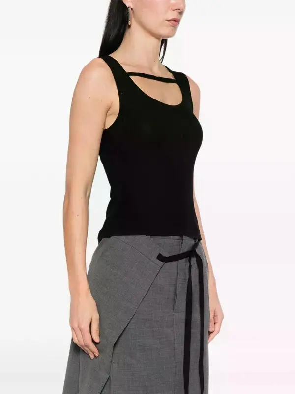 NICCOLO PASQUALETTI Corda Ribbed Tank Top