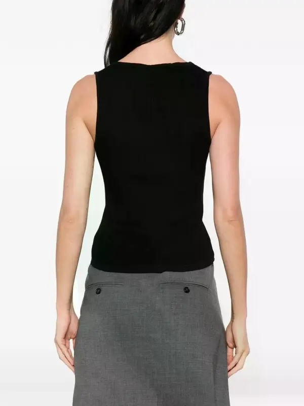 NICCOLO PASQUALETTI Corda Ribbed Tank Top