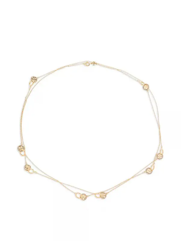 Tory Burch Round-motifs Long Necklace - Gold
