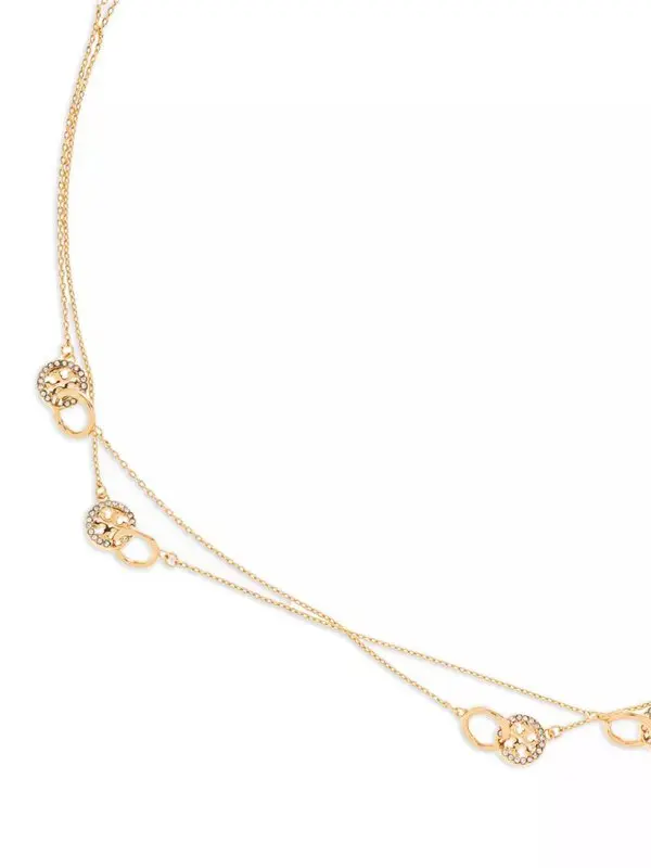 Tory Burch Round-motifs Long Necklace - Gold