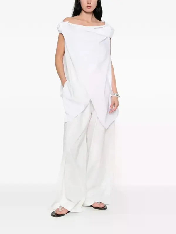 NICCOLO PASQUALETTI Draped Asymmetric Top