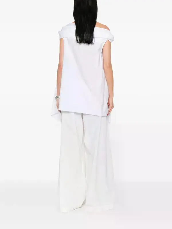 NICCOLO PASQUALETTI Draped Asymmetric Top