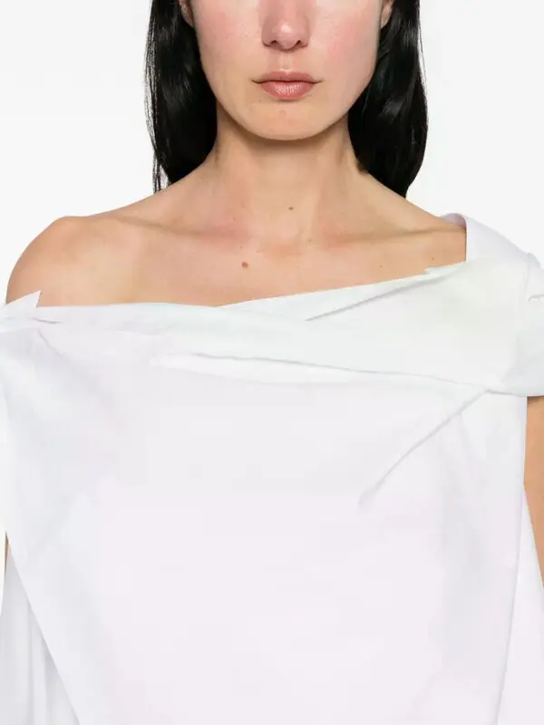 NICCOLO PASQUALETTI Draped Asymmetric Top
