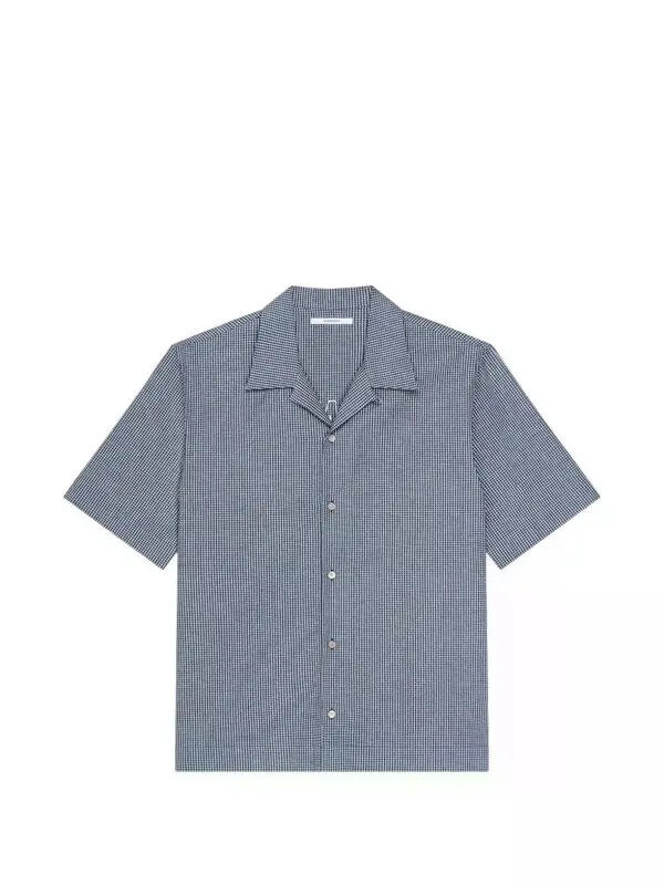 Givenchy Checked Shirt In Cotton With Paris Embroidery