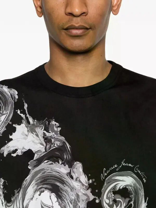 Versace Barocco-print T-shirt