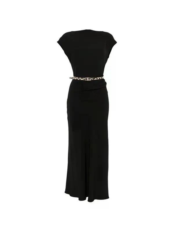 Imperial Belted Maxi Dress