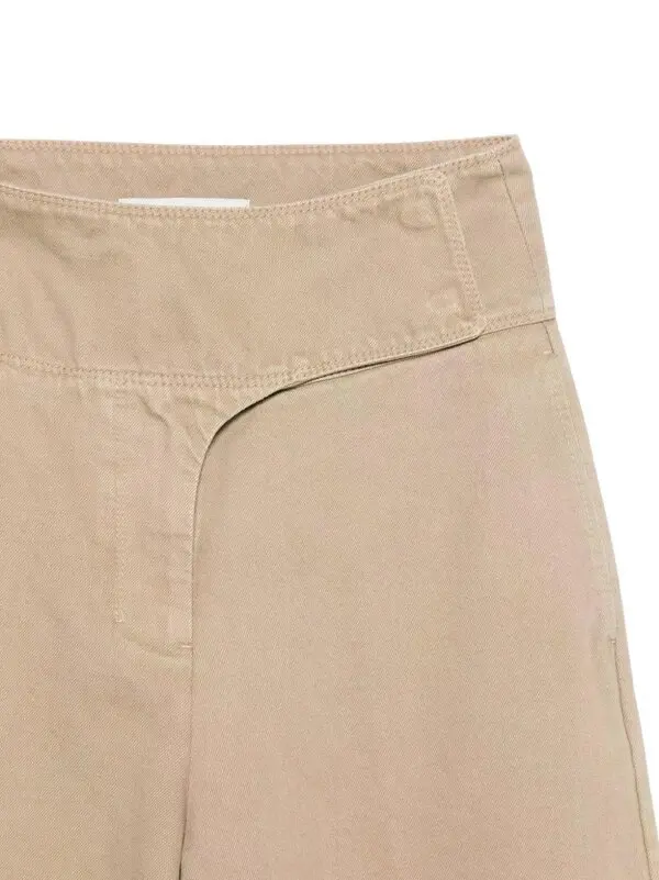AMI Paris Wrapped Belted Trousers - Neutrals