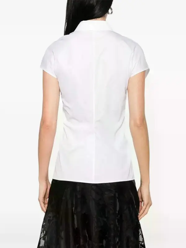 Alexander McQueen Gathered Short-sleeved Shirt